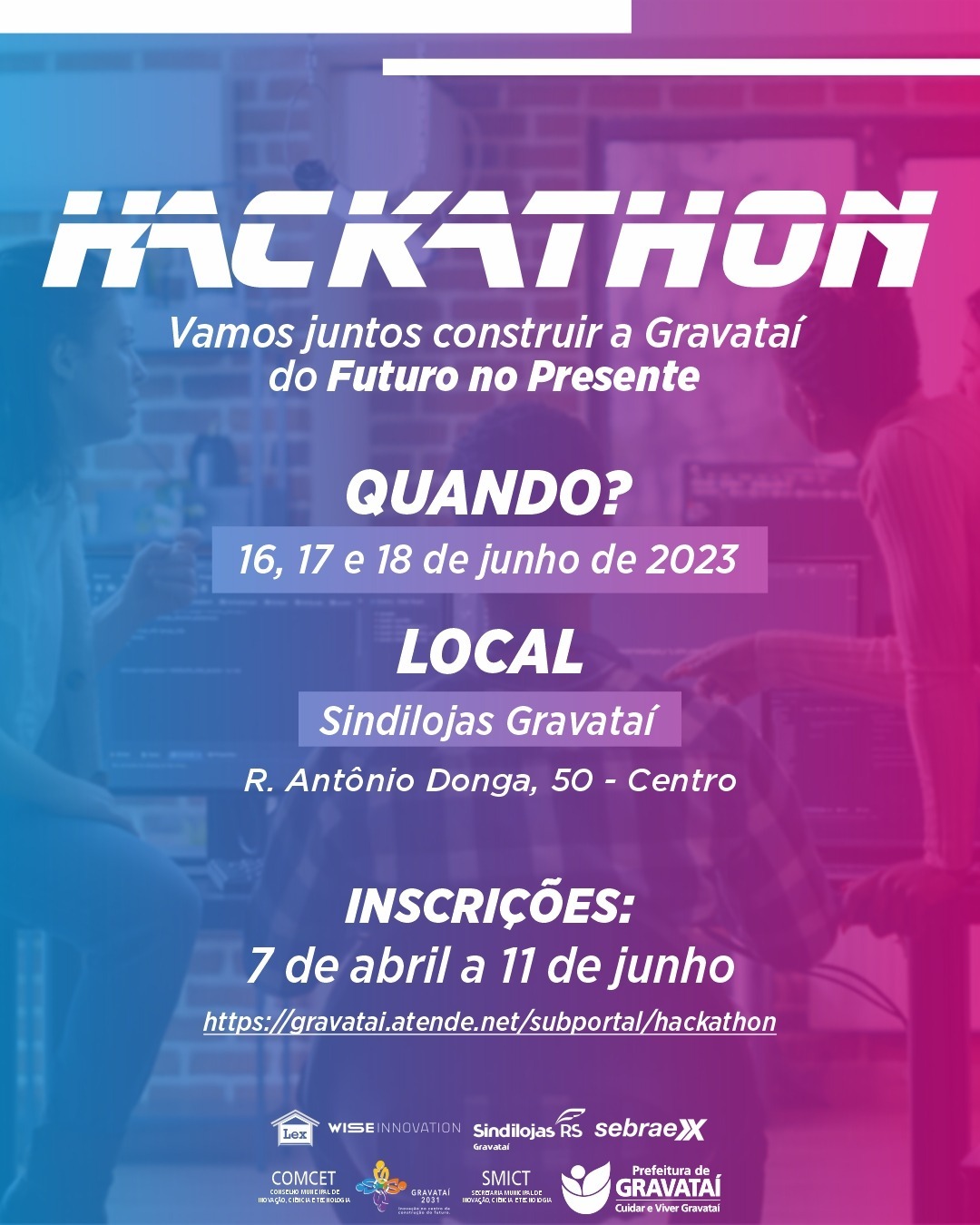 HACKATHON - INSCRIÇÕES
